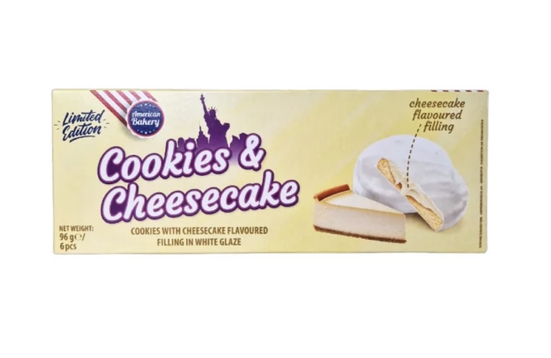 American Bakery Cookies&Cheesecake 18x96g | CandySky B2B